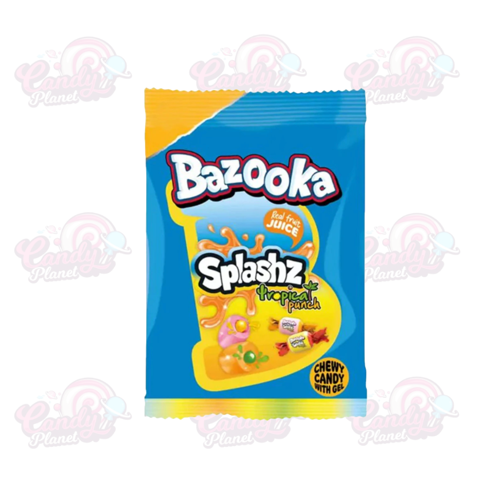 Bazooka Splashz Tropical Punch (120g) – CANDY PLANET