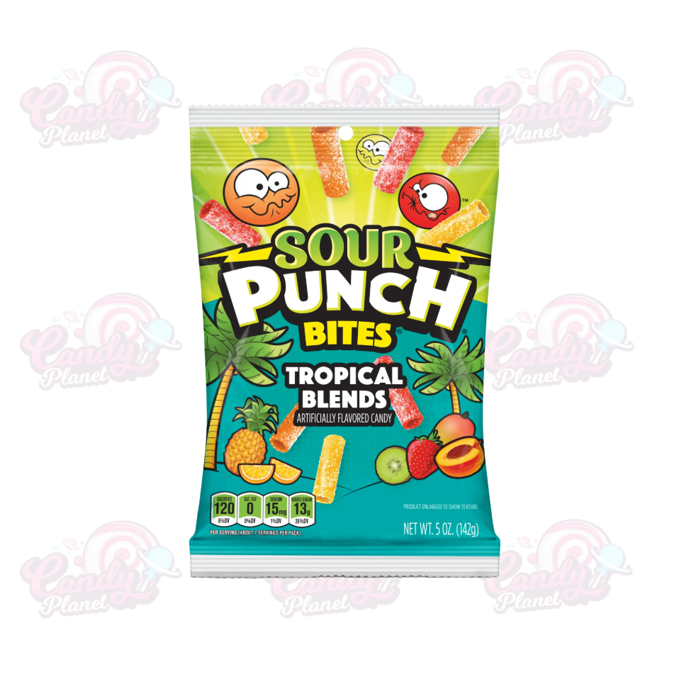 Sour Punch Bites Tropical Blends (142g) – CANDY PLANET
