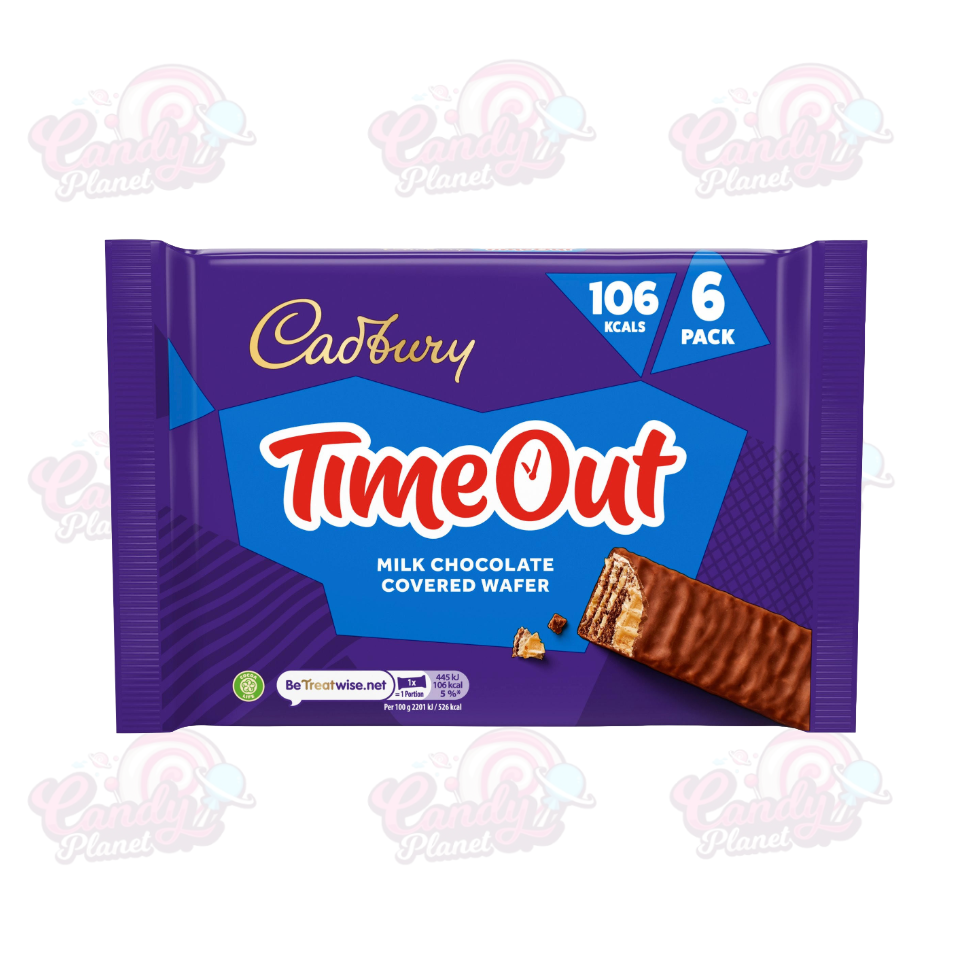 Cadbury Timeout X 6 (121.2g) UK – CANDY PLANET