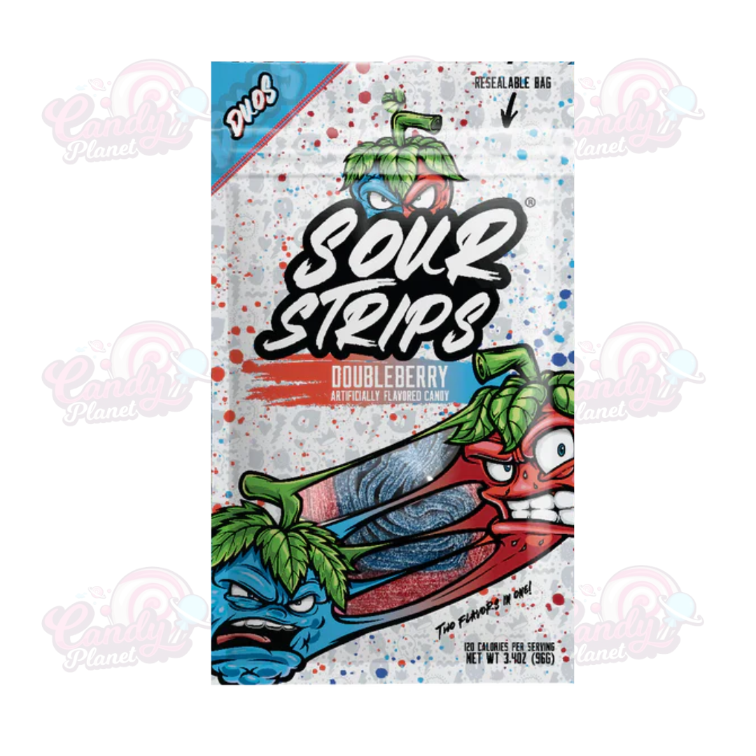 Sour Strips Duos Doubleberry (96g) – CANDY PLANET