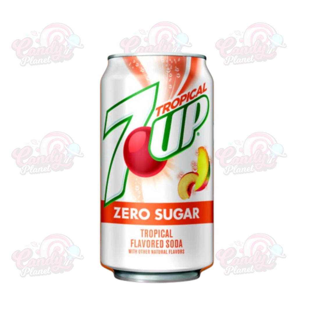 7up Tropical Zero Sugar (355ml) – CANDY PLANET